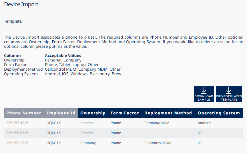 TRUCE Portal - Admin - Import